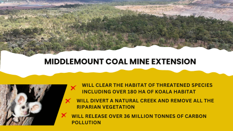 EnvA calls for rejection of the Middlemount Coal Mine extension over ...